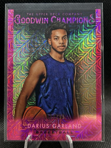2021 Upper Deck Goodwin Champions - Platinum Darius Garland #30 Pink ...