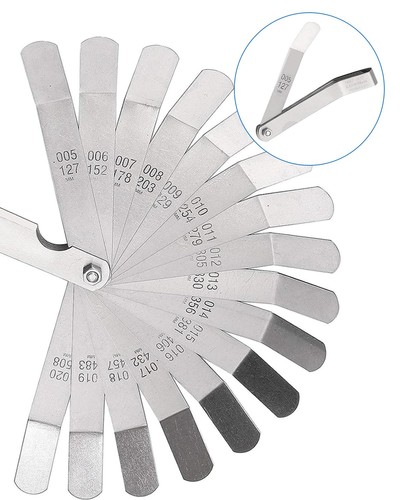 Feeler Gauges - 32 Blades Gauge Set Stainless Steel Dual Marked... | eBay