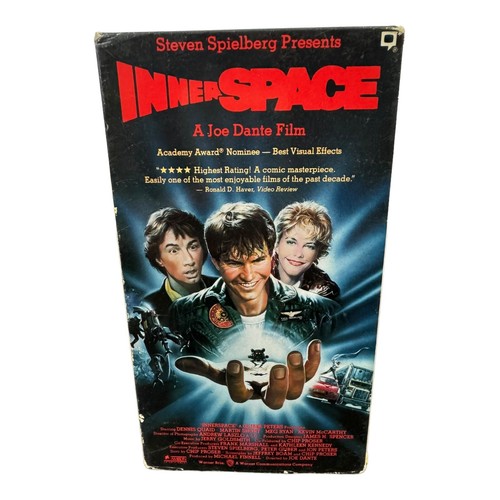Innerspace VHS 1987, Steven Spielberg. Dennis Quade, Martin Short, Meg ...