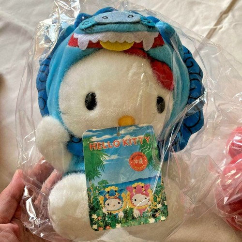 Hello Kitty Okinawa Shisa Plush Toy 2 PIECES OF Set 18cm from JAPAN | eBay