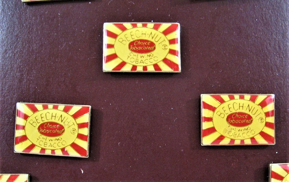 Vintage Beech Nut Chewing Tobacco Pin Display 12 On Card Old Stock | eBay