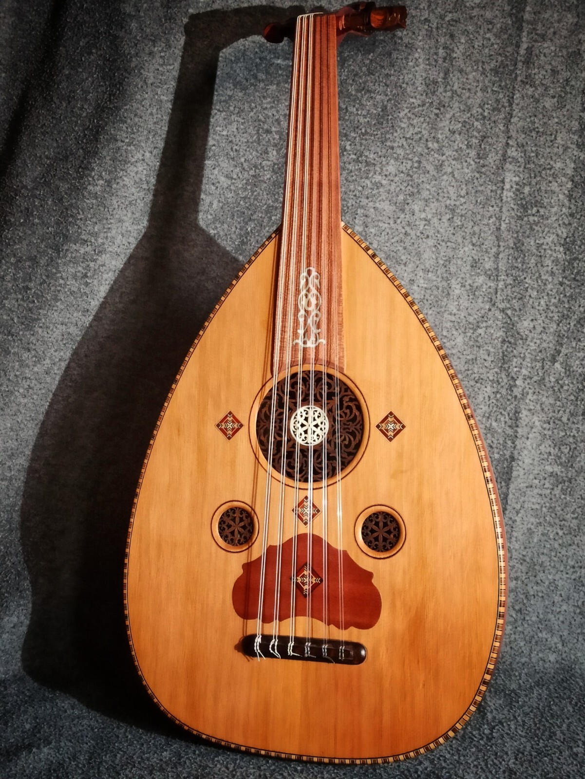 PROFESSIONAL ARABIC OUD INSTRUMENT MADE BY ZERYAB NAHAT STYLE OUD | eBay