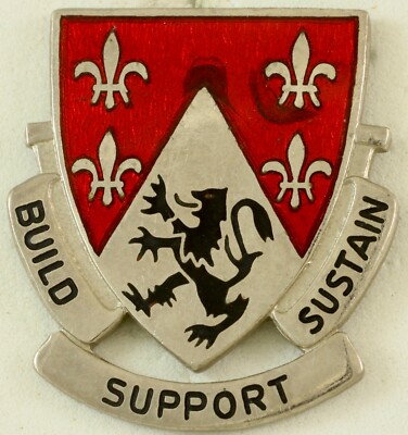 249th Engineer Battalion Crest DI/DUI CB German Made (Poellath) | eBay