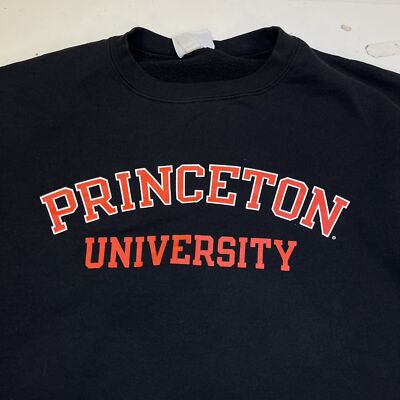 PRINCETON UNIVERSITY College Pullover Crewneck CHAMPION SWEATSHIRT Sz ...