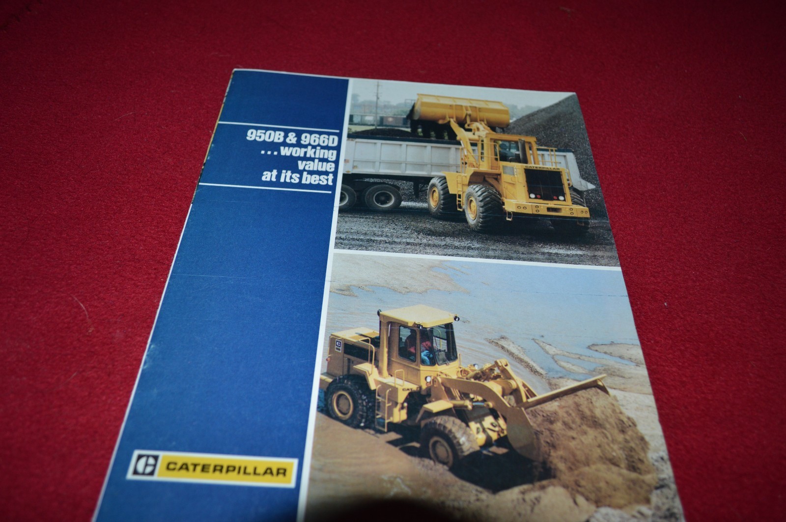 Caterpillar 950B 966D Wheel Loader Dealers Brochure DCPA8 | eBay