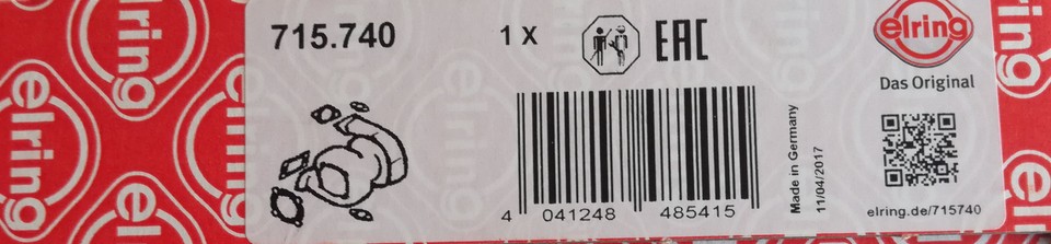 ELRING MOUNTING KIT, Loader 715.740 | eBay UK