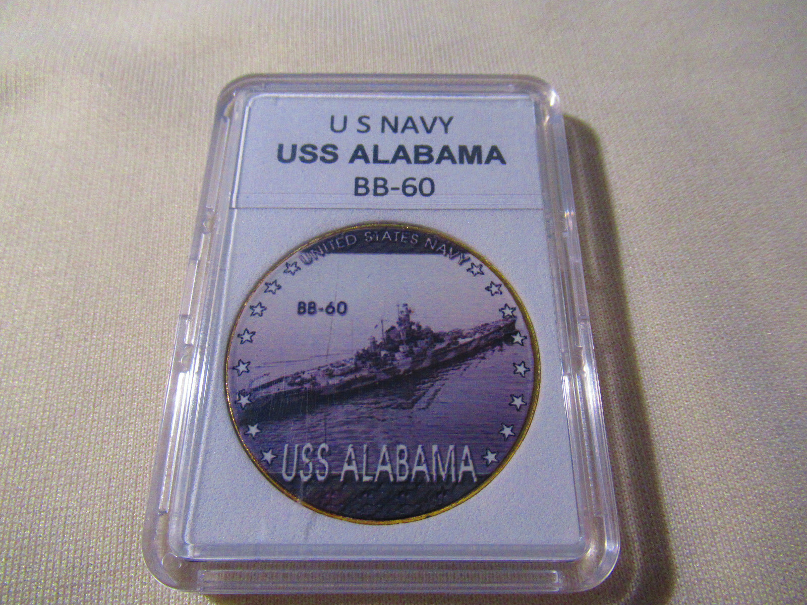 US NAVY - USS ALABAMA / BB-60 Challenge Coin | eBay
