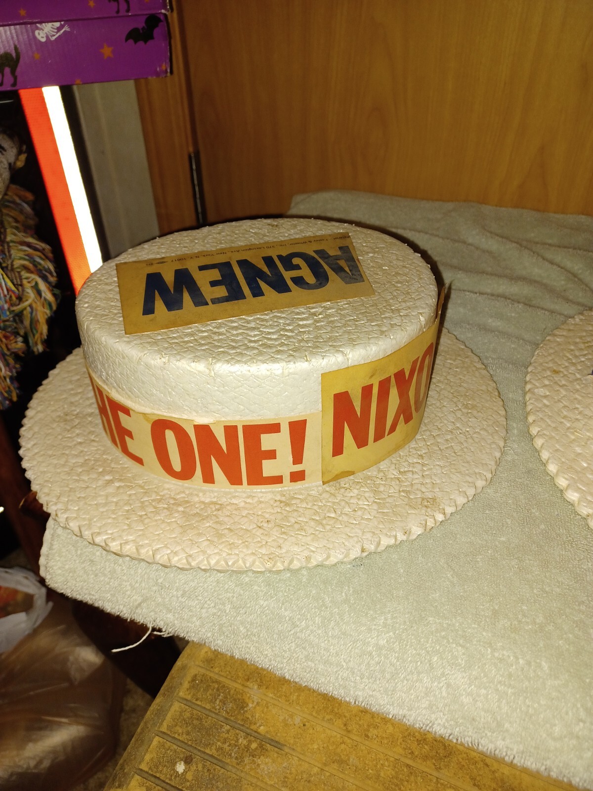 Lot of 2 Vintage Political Hats Agnew Nixon Cahill | eBay