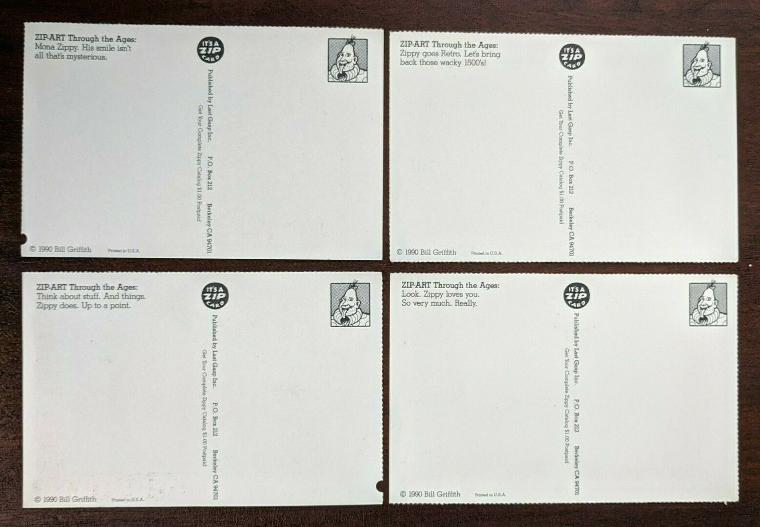 Zippy The Pinhead Postcards, 1990, Bill Griffith, Various, Choose Your ...