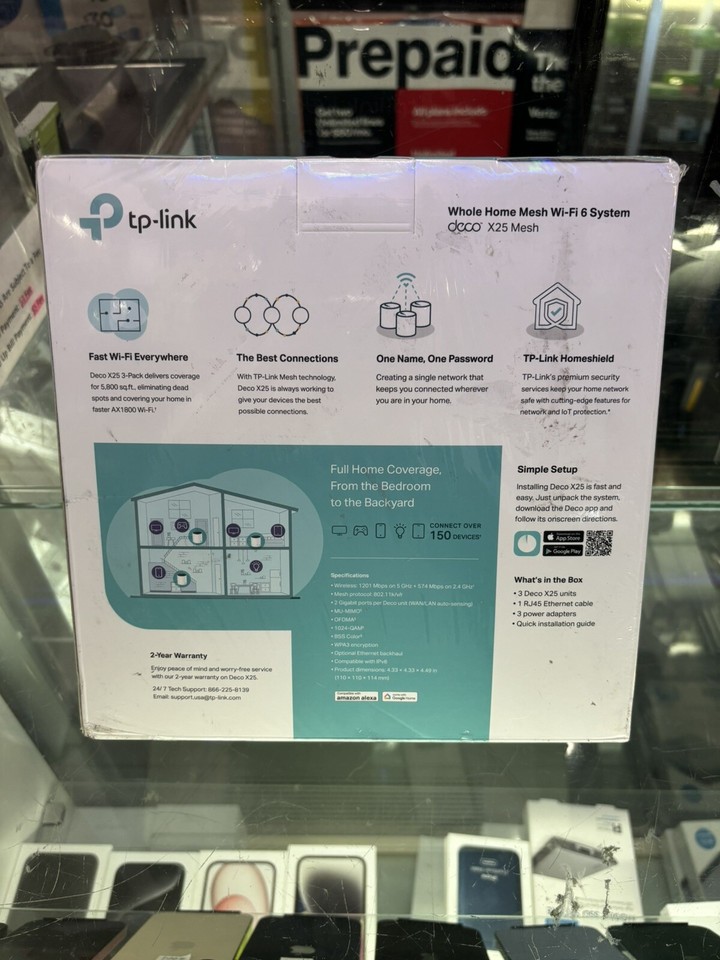 TP-Link - Deco X25 AX1800 Dual-Band Whole Home Mesh Wi-Fi 6 System (3 ...