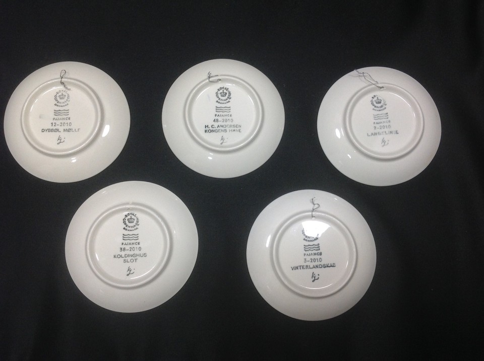 Vintage Miniature ROYAL COPENHAGEN Collectors Plates, Set (5) | eBay