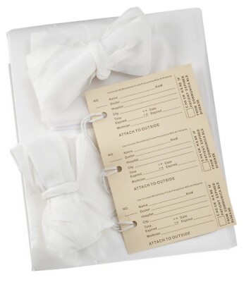 Medline NON70510 Adult Shroud Pack with ID Tags X-Large - 24/CS | eBay
