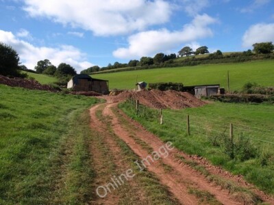 Photo 6x4 Coate Barn Maundown The footpath up the valley from ...
