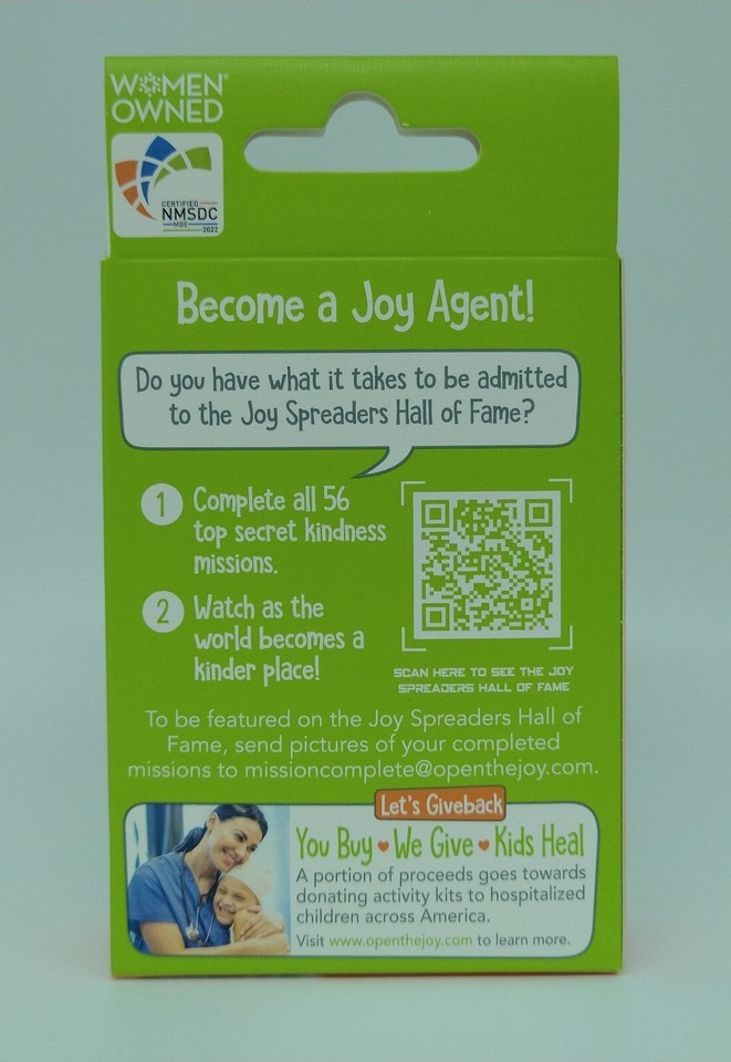 Child Activity Kindness Mission Cards Ages 4-6 Open the Joy Family Night | eBay