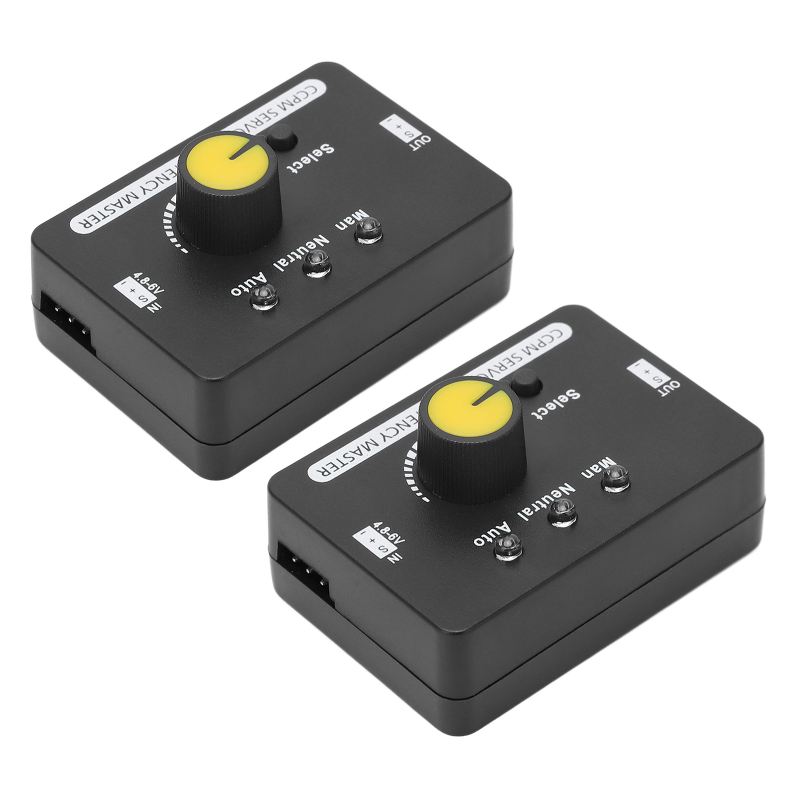 2x RC Servo Tester Manual Speed Regulation MCU Control Servo ...