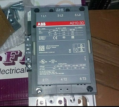 New ABB A210-30-11 AC CONTACTOR 1SFL511001R8011 220-230V 50Hz / 230 ...