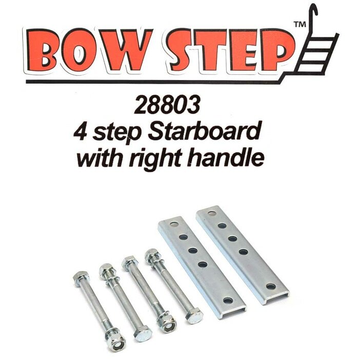 BOW STEP TRAILER 4-STEP BOARDING STBD LADDER BLACK 28803 MARINE BOAT | eBay