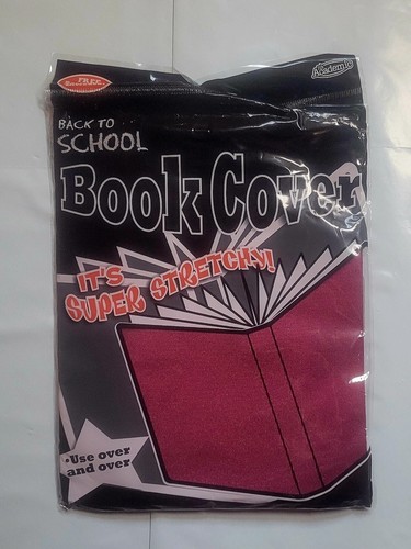 Back To School Super Stretchy Reusable Book Cover 8.5" x 11" Mauve Free ...