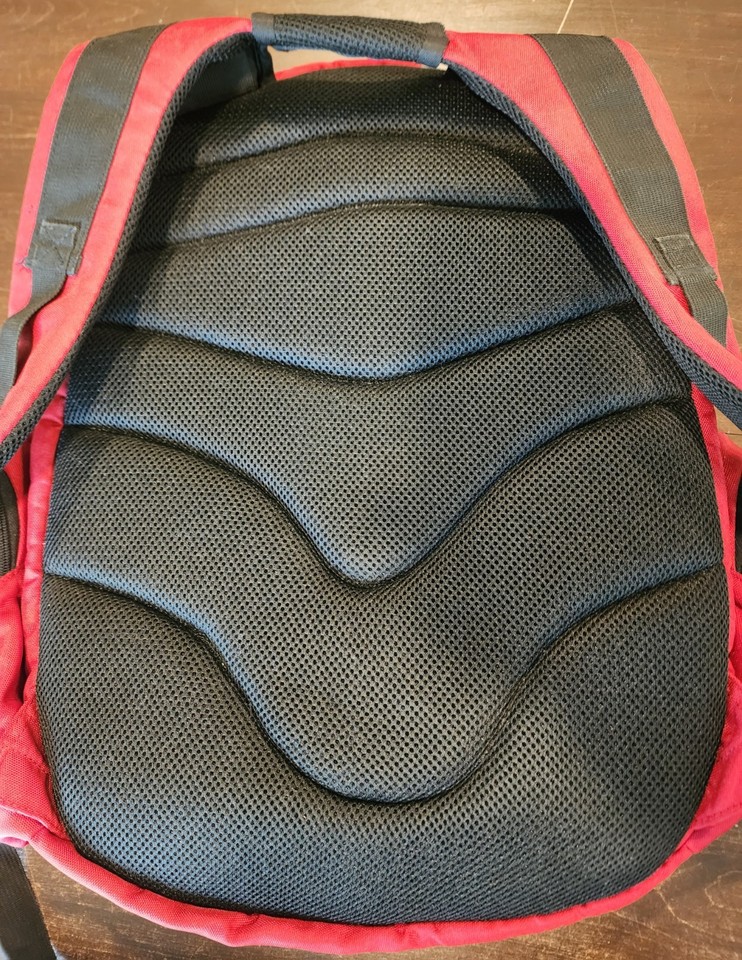 Oakley Vintage Black & Red Backpack Tactical Field Bag Hiking School ...