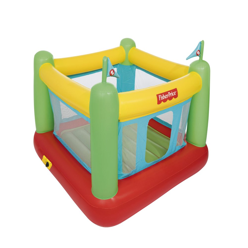Fisher-Price 15264E 69''L x 68''W x 53''H Inflatable Bounce With Built ...
