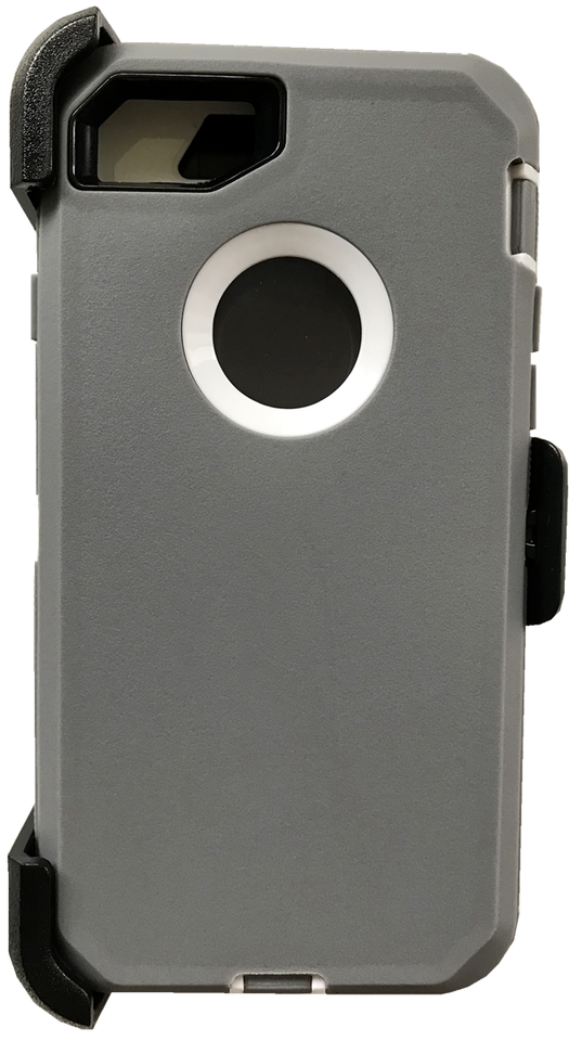 For iPhone 7 & iPhone 8 Defender Case With Belt Clip (Belt Clip Fits ...