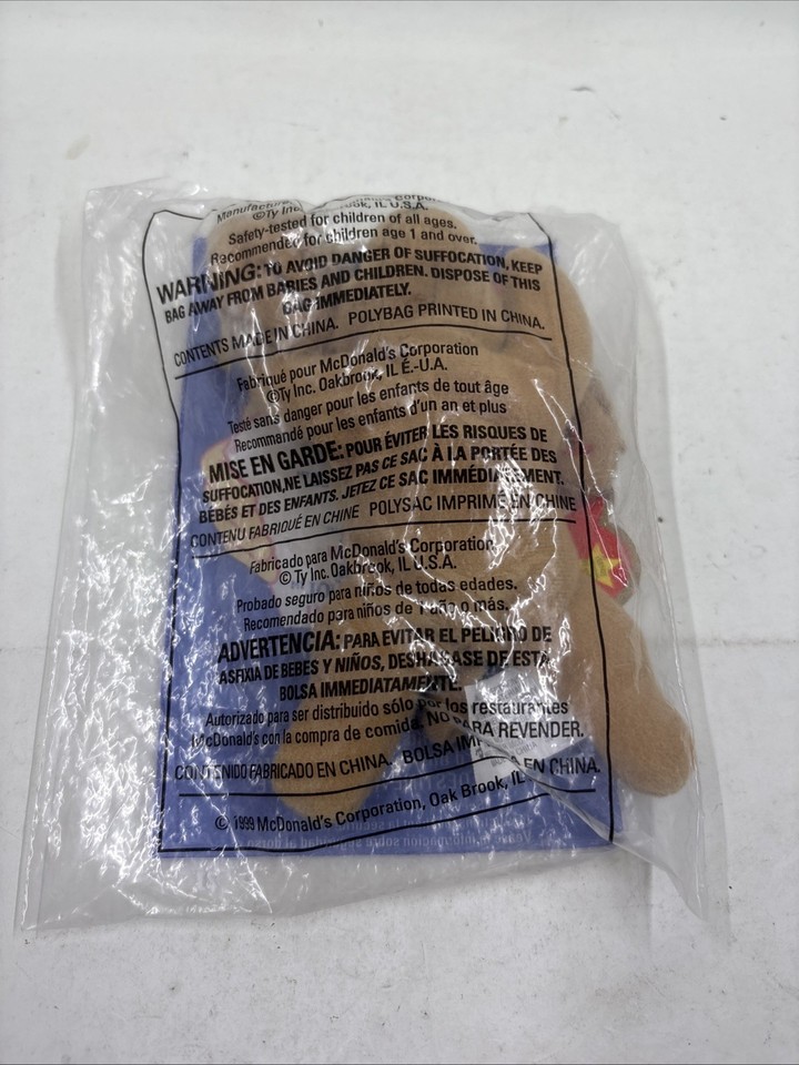 McDonald's Happy Meal Toy - TY Teenie Beanie Babies #4 Spunky the ...