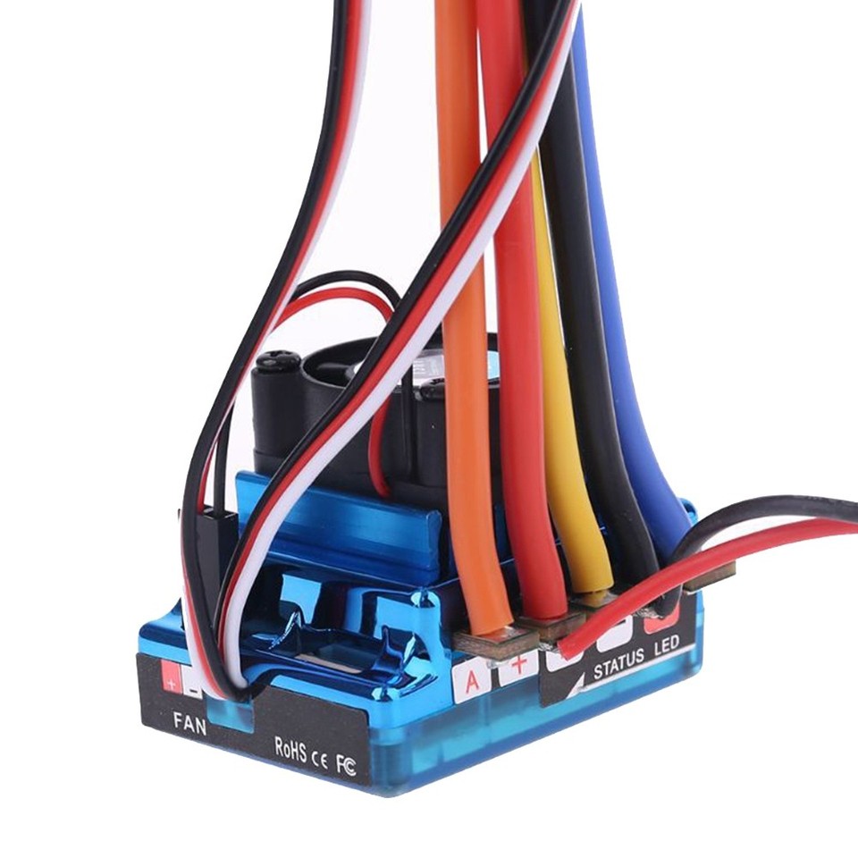2X(RC Racing ESC 120A Sensor Big Current Speed Controller RC Car7169 ...