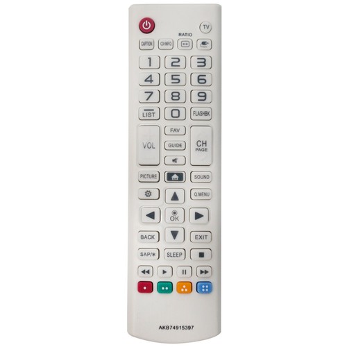 New AKB74915397 Replace Remote for LG TV 22LJ4540 43LF5900 24LF454B ...