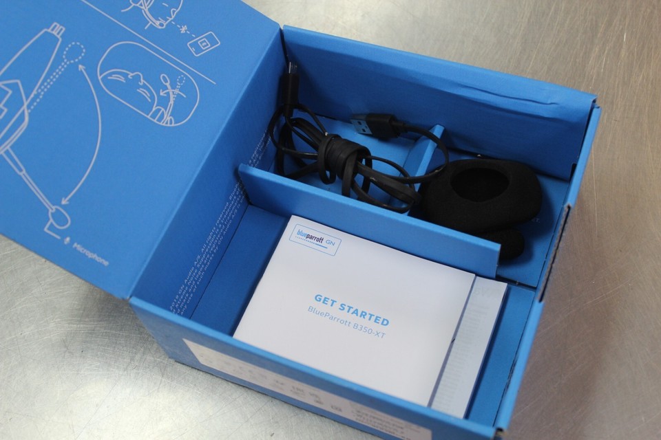 Blue Parrot B350-XT Noise Cancelling Bluetooth Headset Blueparrott ...