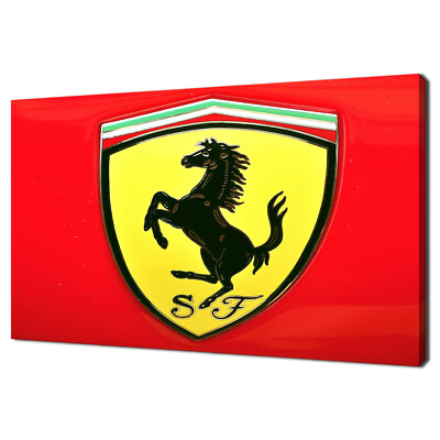 Red Ferrari Car Canvas Print Wall Art Picture Wall Hanging Modern Art ...