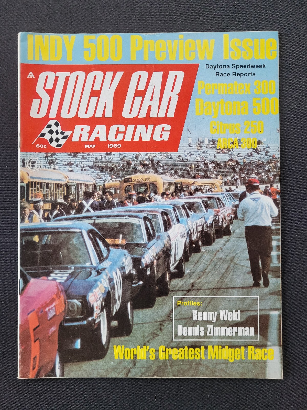 1969 May Stock Car Racing Magazine, Indy 500 Preview/Speedweeks '69 ...