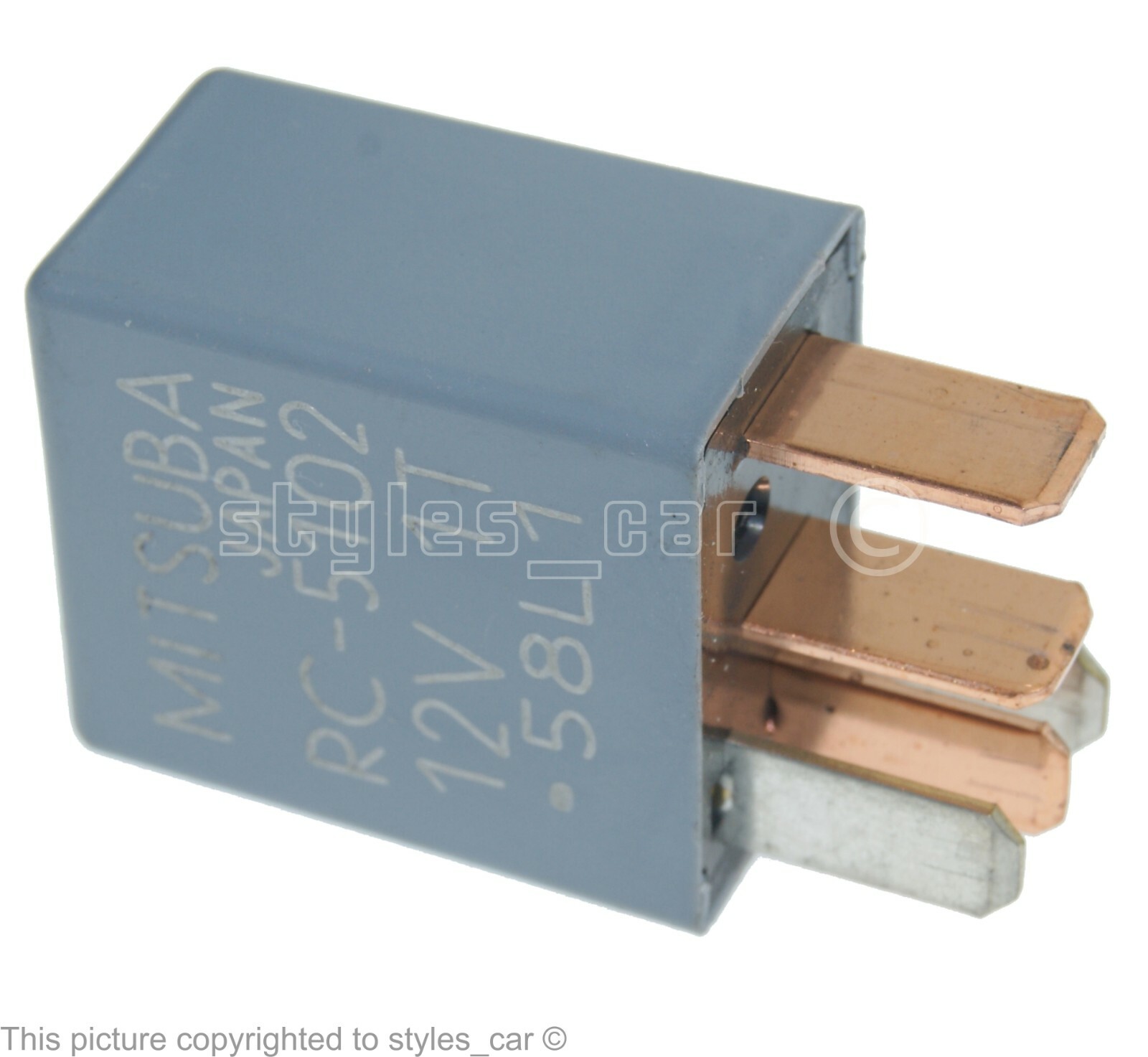 Genuine Honda 5-Pin Multi-Purpose Silver Relay RC-5102 Mitsuba 39794 ...