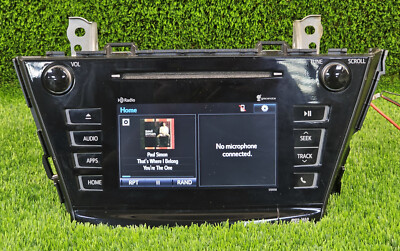 Toyota Prius V 1.8 2016-2017 AM FM CD navigation head unit 86100-47430 ...