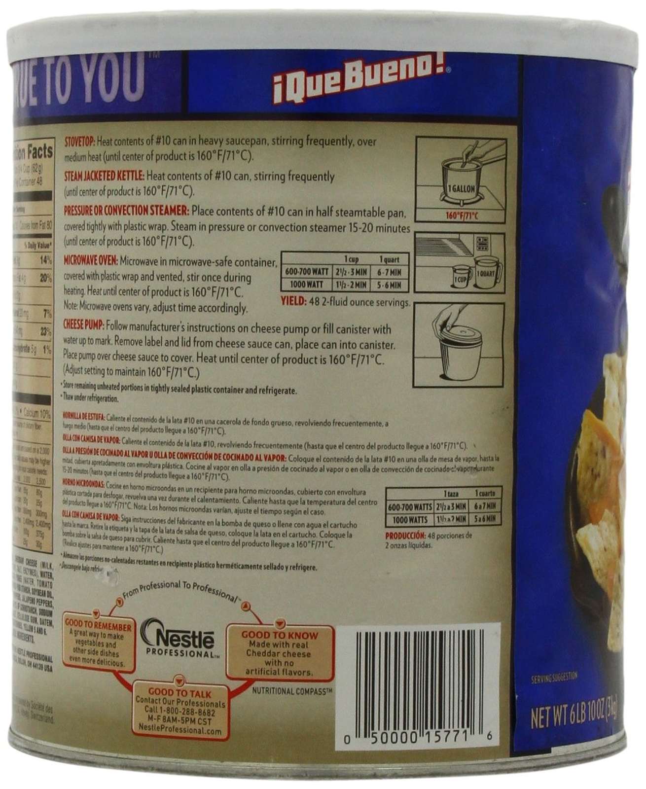 Ortega Que Bueno Nacho Cheese Sauce 6 Lb. 10 Oz. for sale online | eBay