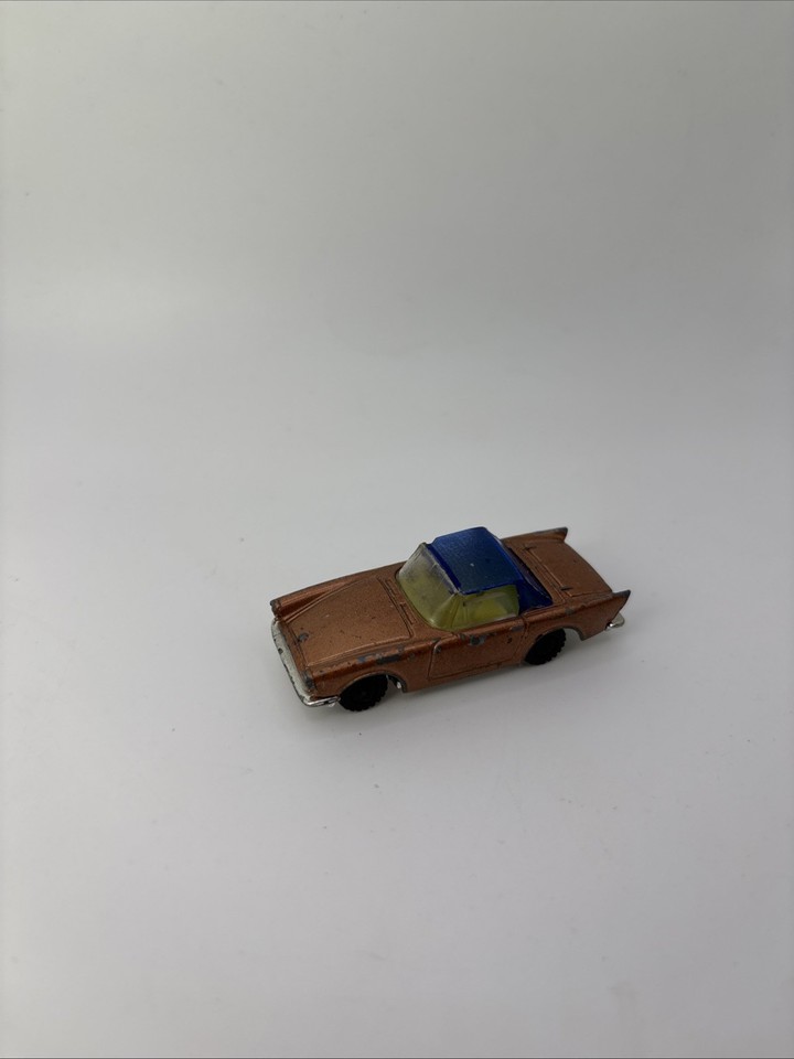1960s Husky Vintage Diecast Toy Car Sunbeam Alpine Convertible Copper w ...