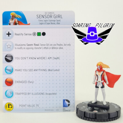 DC Heroclix SENSOR GIRL - 011 - COMMON Superman Legion Super Heroes Set ...
