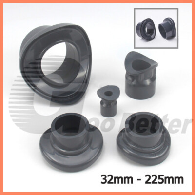 PVC Plastic Fitting Rainwater Down Pipe Tube In Clip On Saddle Joint ...