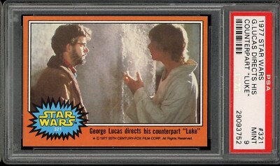 1977 Star Wars #321 George Lucas Directs His Counterpart "luke" PSA 9 ...