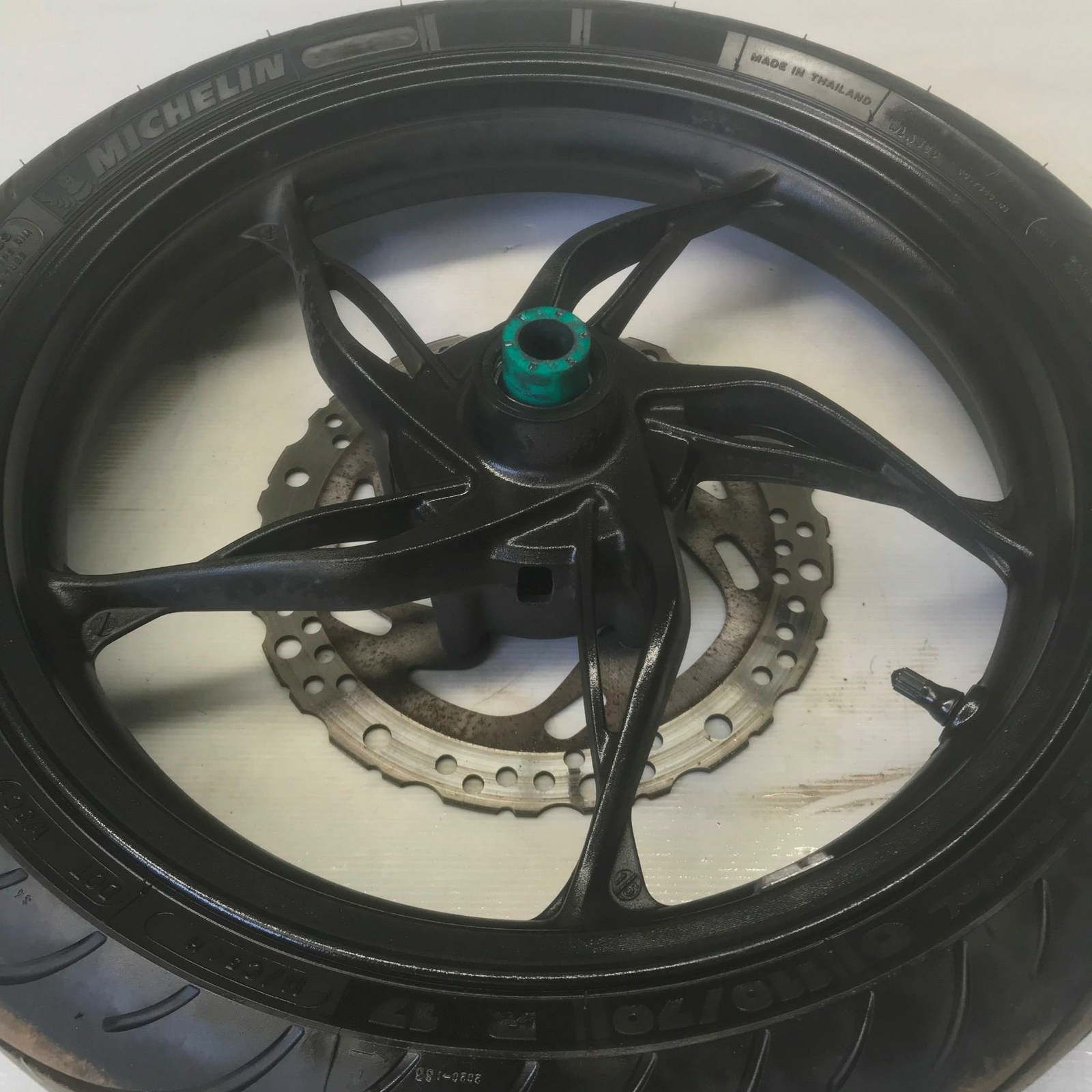 Front wheel rim tyre disc rotor straight BRAAAP MOTO3 250 MOTO 3 2015 ...