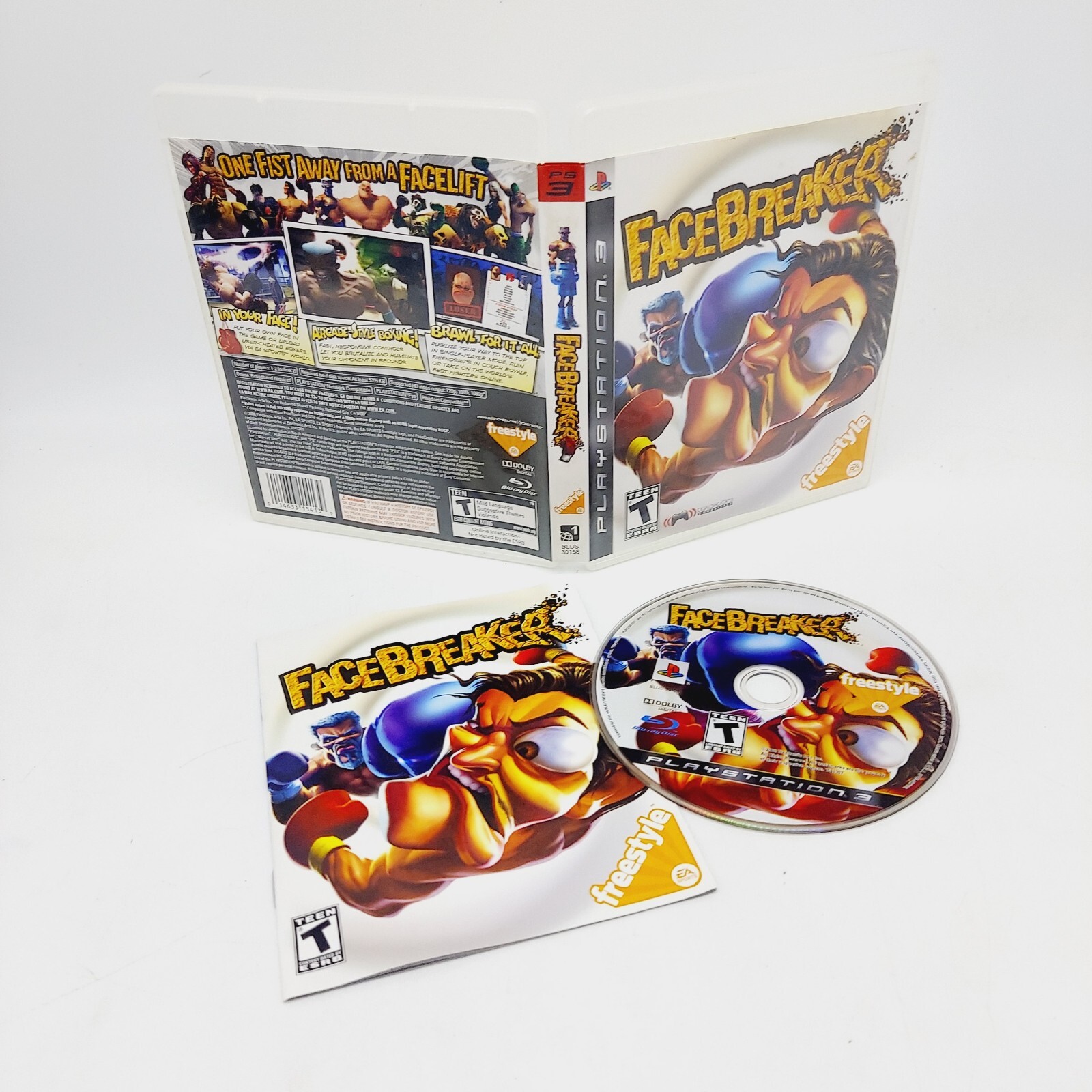 FaceBreaker Boxing Game PlayStation 3, PS3 CIB Complete w/ Manual FREE ...
