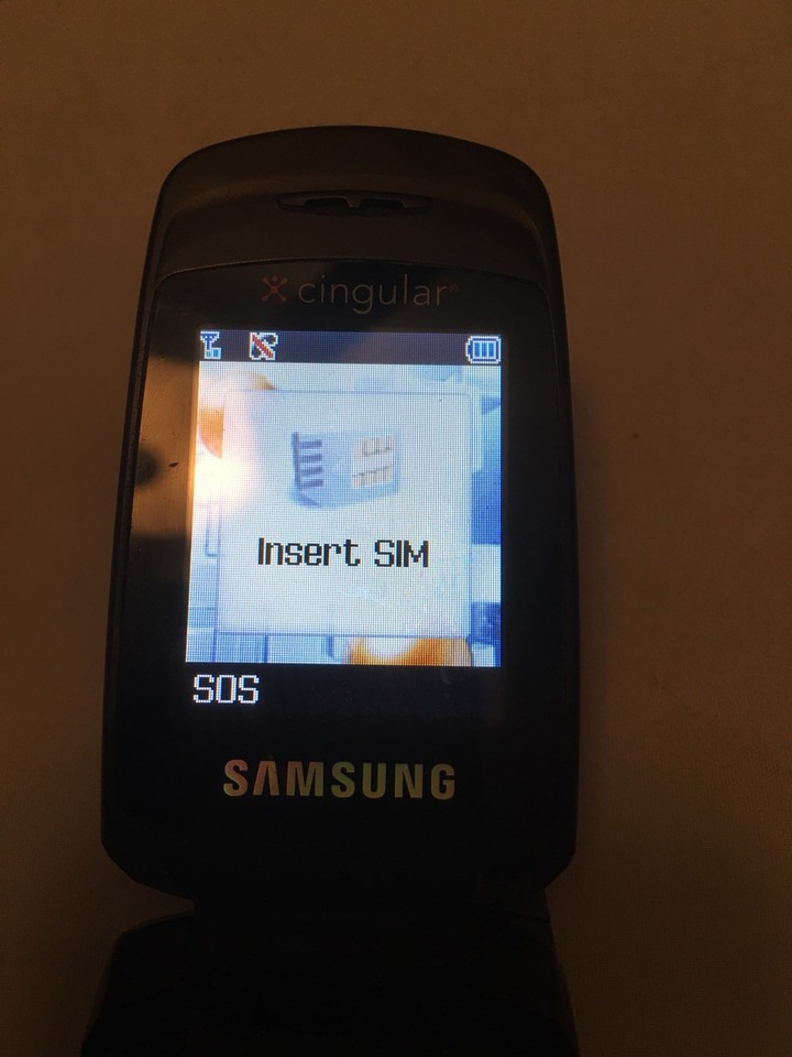 Samsung SGH C417 - (AT&T/Cingular) Cellular Phone used READ description ...