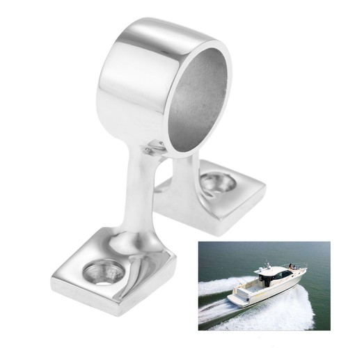 2x Marine Grade 316 Stainless Steel Yacht Boat Center Bracket Hand Rail ...