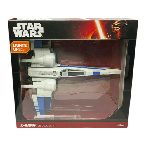 Disney Star Wars 3DLightFX X-Wing 3D Deco LED Wall Light White/Blue ...