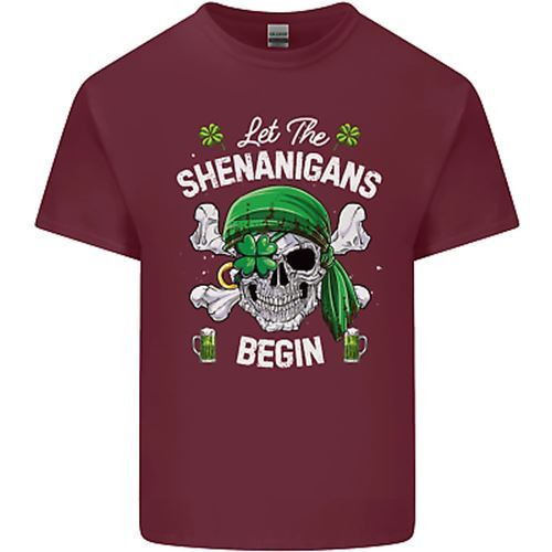 St Patricks Day Let the Shenanigans Begin Mens Cotton T-Shirt Tee Top | eBay UK