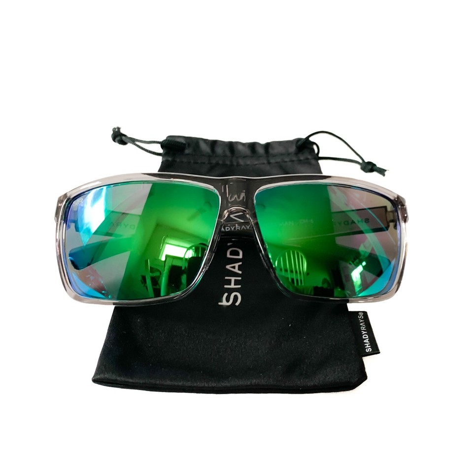 Shady Rays Sunglasses - Cayman XL Emerald Smoke | eBay