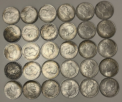 1946 ROMANIA SILVER 25,000 [30 coins lot ] 30 coins!!! | eBay
