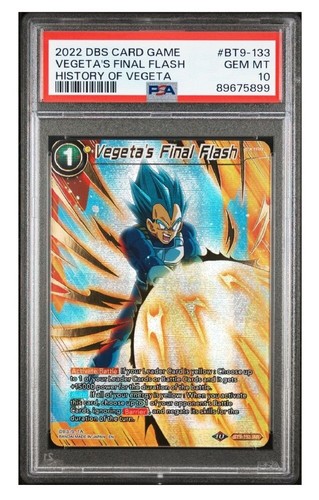 2022 DBS Vegeta's Final Flash History of Vegeta PSA 10 🔥 | eBay