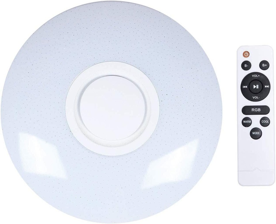 Led Ceiling Light Bedroom Living Room with RGB Remote Control APP Music | eBay UK
