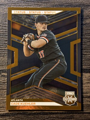 2023 Donruss Elite Orange Cade Kuehler/275 #Atlanta Braves Prospect | eBay