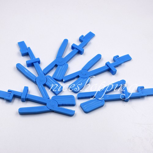 20 Pcs 5 Inch Dental X-Ray Film Clip Holder Radiograph Plastic Blue ...